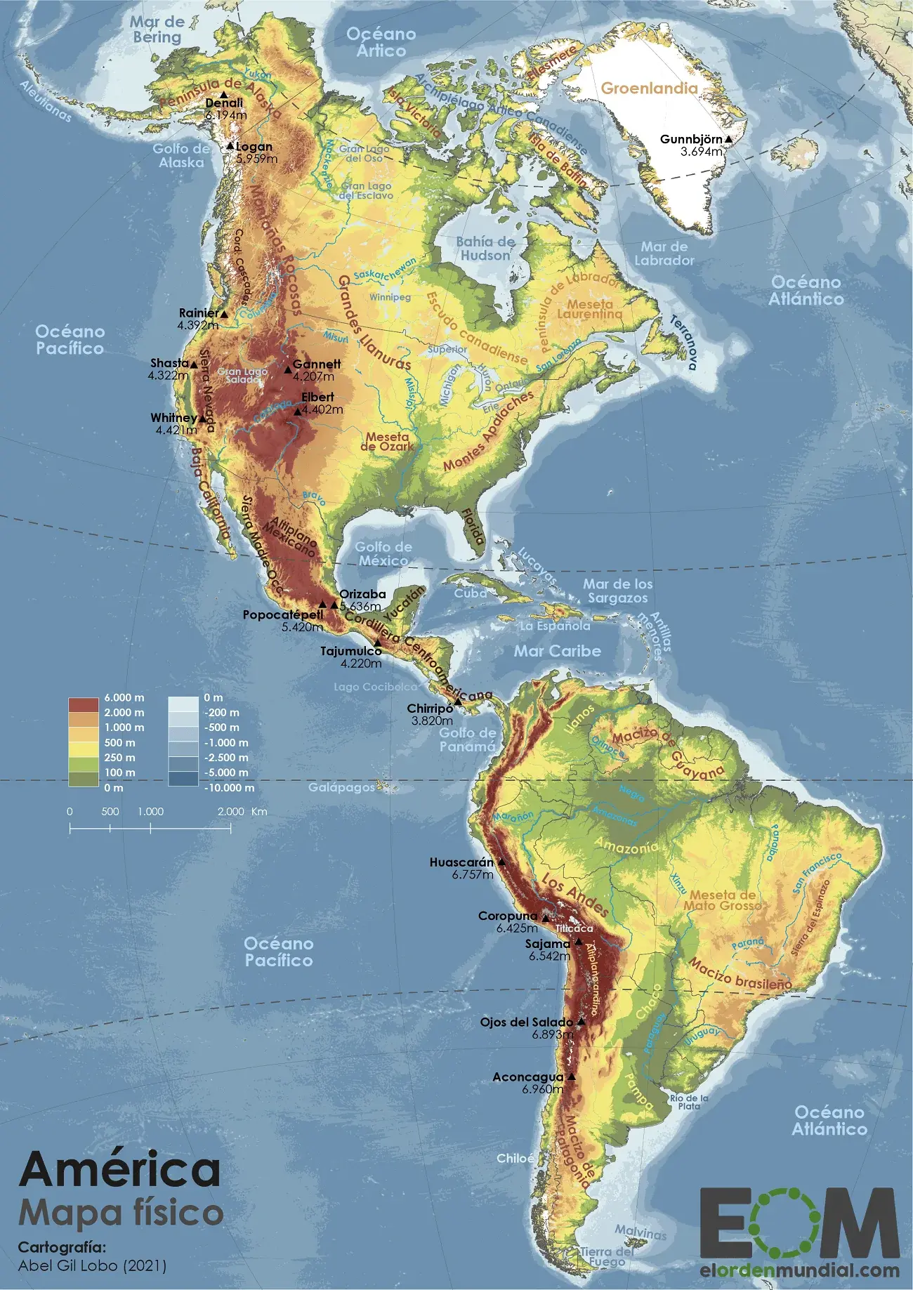 Geografía física de américa - TU GUÍA DE APRENDIZAJE